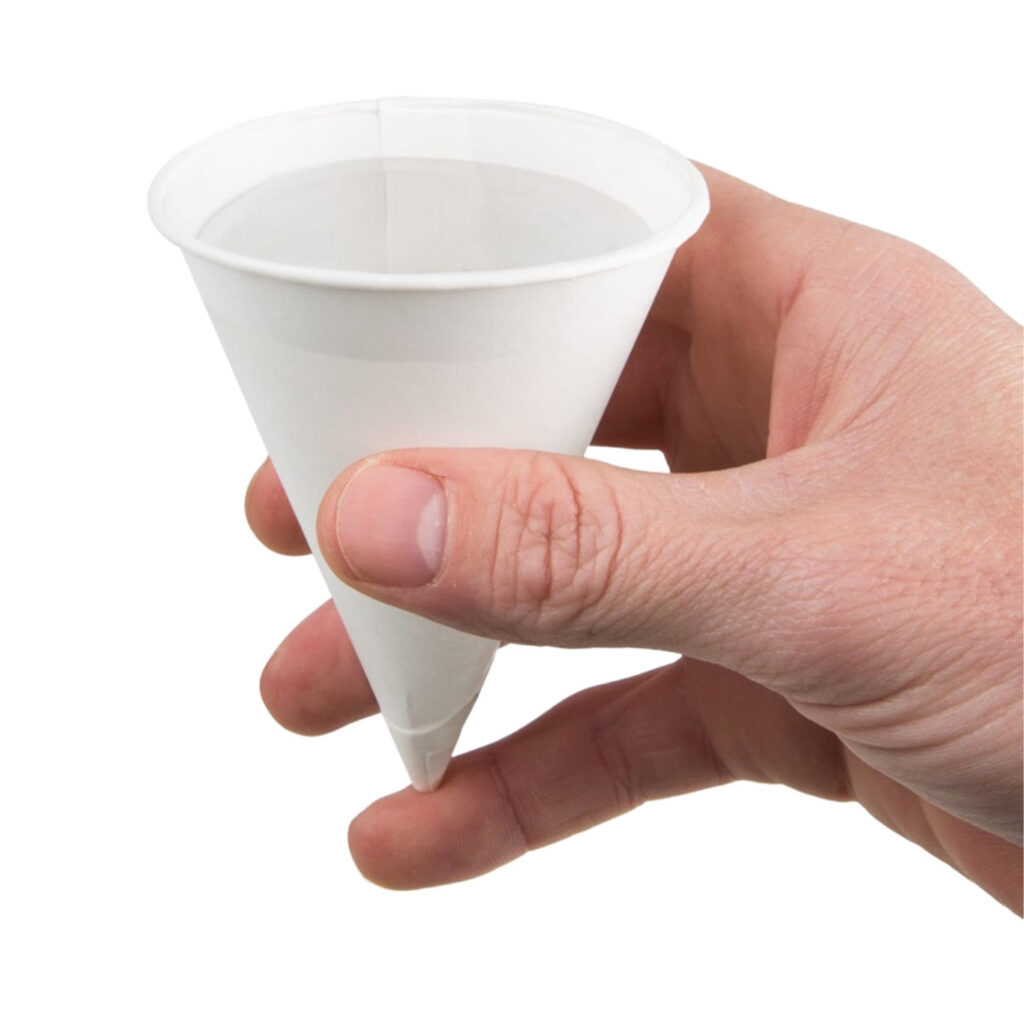 4oz paper Cups Cones - Blue Mountain Water